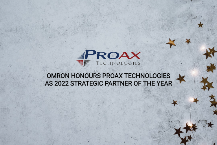 Omron Honours Proax as 2022 Strategic Partner of the year | Blog | Proax