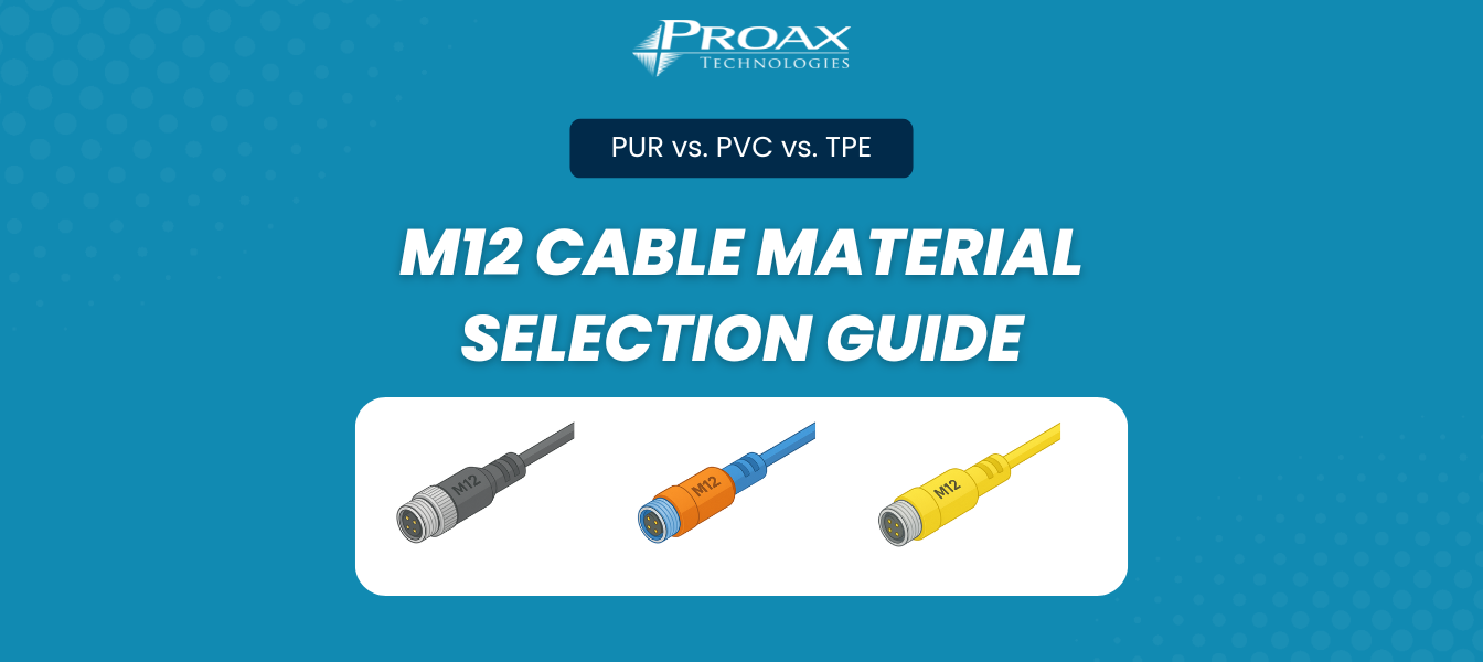 M12 Cable Material Guide: PUR vs PVC vs TPE